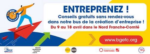 Le Bus de la création BGE Franche-Comté